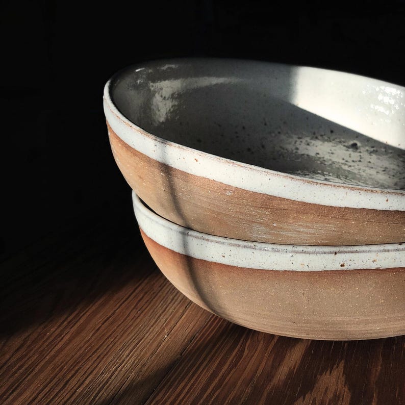 Ceramic Handmade Pasta Bowl, Handcrafted Buddha Bowl, Medium-size ...