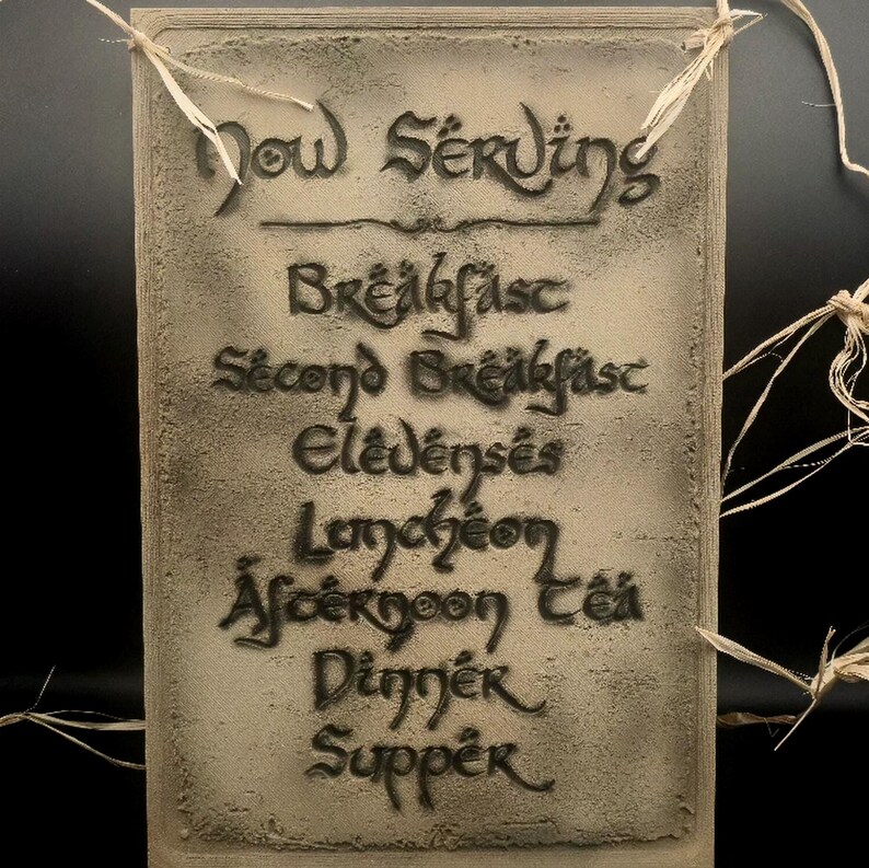 The Lord of the Rings Inspired Art | Hobbit Daily Meals | Handcrafted ...