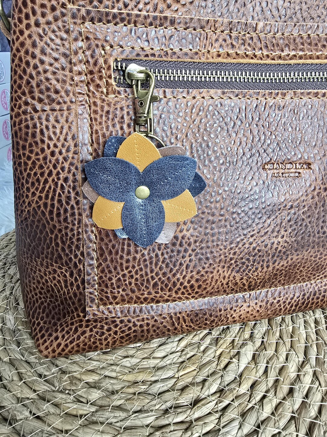 Full Grain Leather, Pure, Bag Flair, Ready to Ship - Etsy