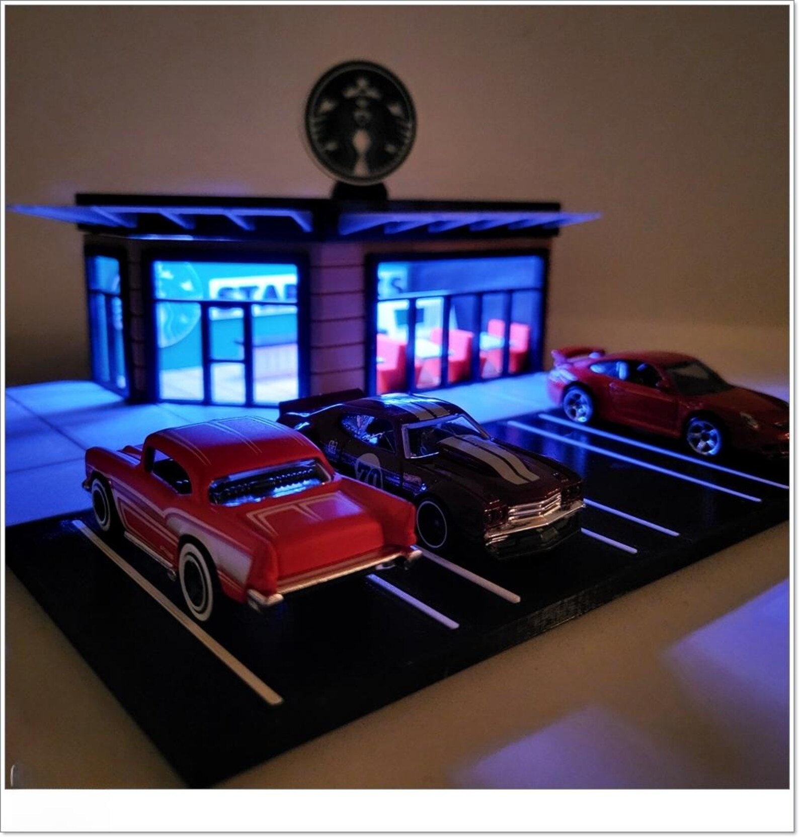 The Starbucks 1:64 Die Cast Diorama Hotwheels Compatible - Etsy