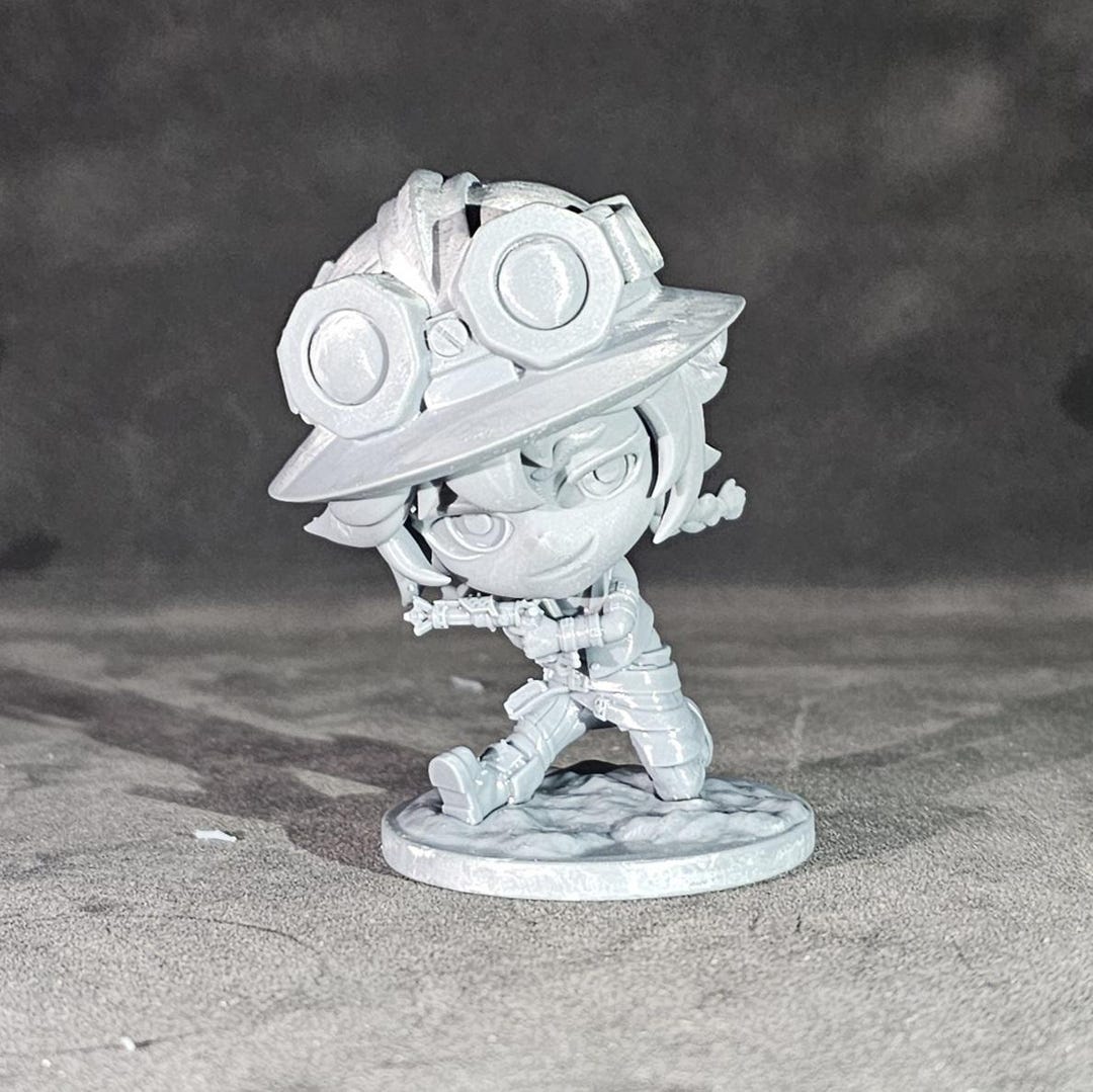 Isha Arcane Chibi Figure, 7cm X 5cm, 12k Print - Etsy