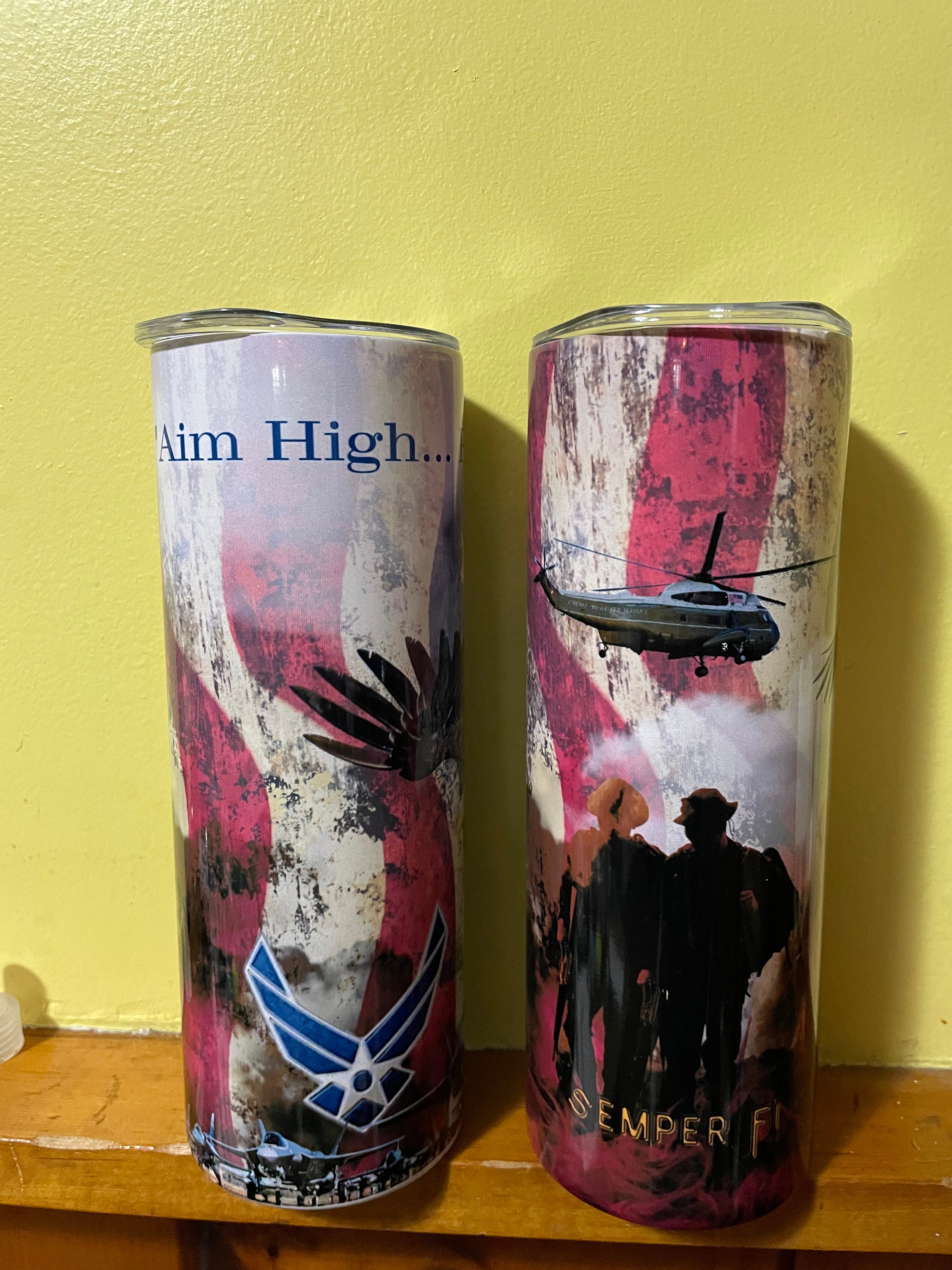 Military Mottos 20 Oz Tumblers Army, Navy, Air Force and Marine Corps ...