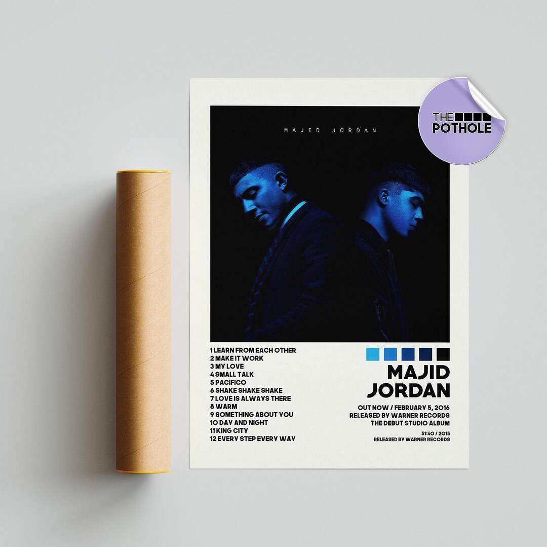 Majid Jordan Posters / Majid Jordan Poster / Album Cover Poster, Poster ...