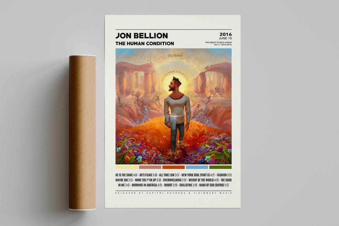 Jon Bellion Posters, the Human Condition Poster Album Cover Poster ...
