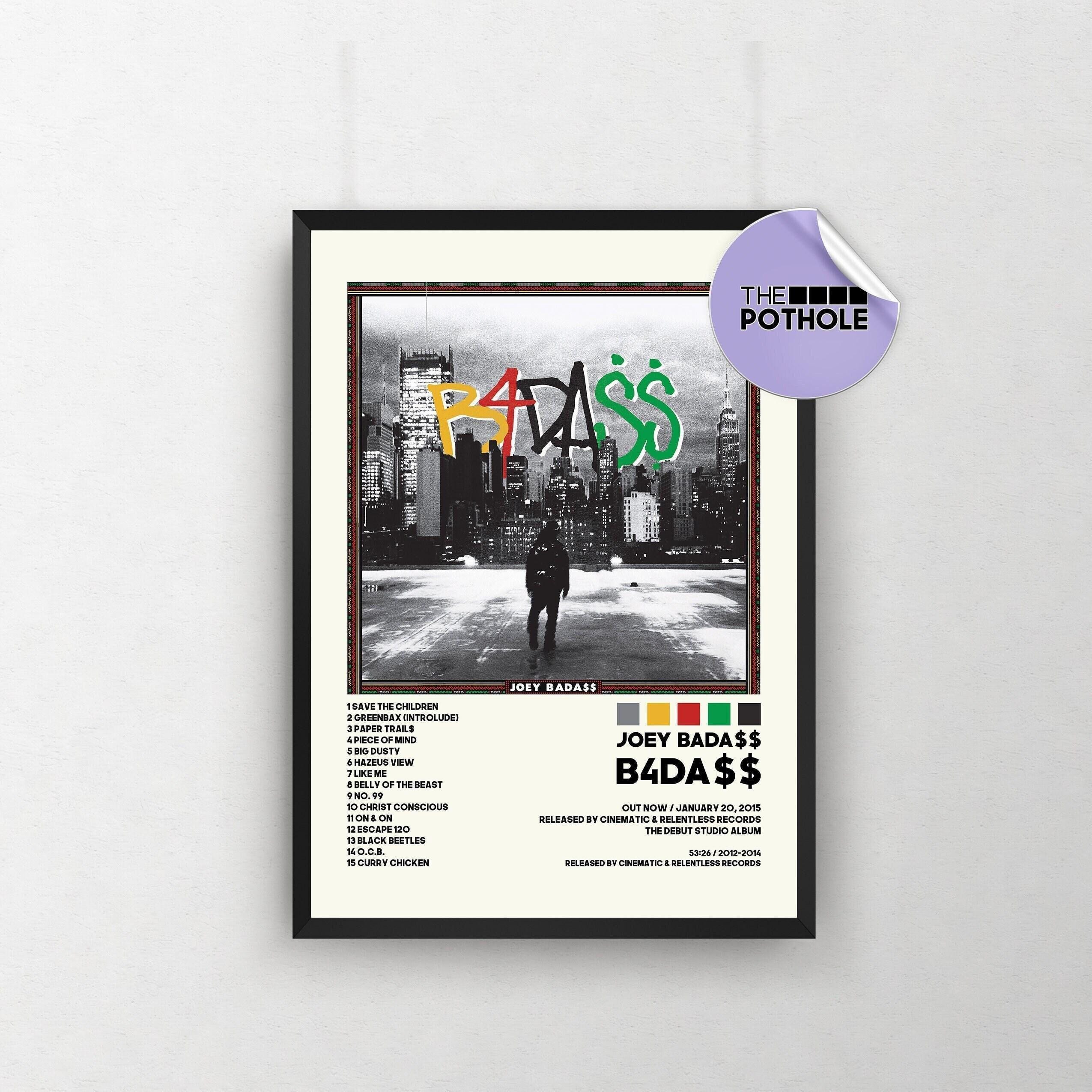 Joey Badass Poster / B4.DA.SS Poster / Album Cover Poster Poster Print ...