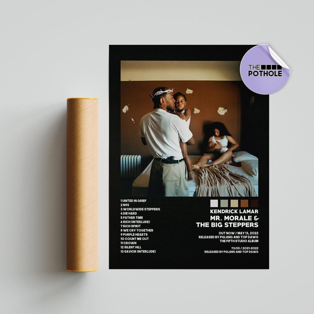 Kendrick Lamar Posters / Mr. Morale & the Big Steppers Poster/ Album ...