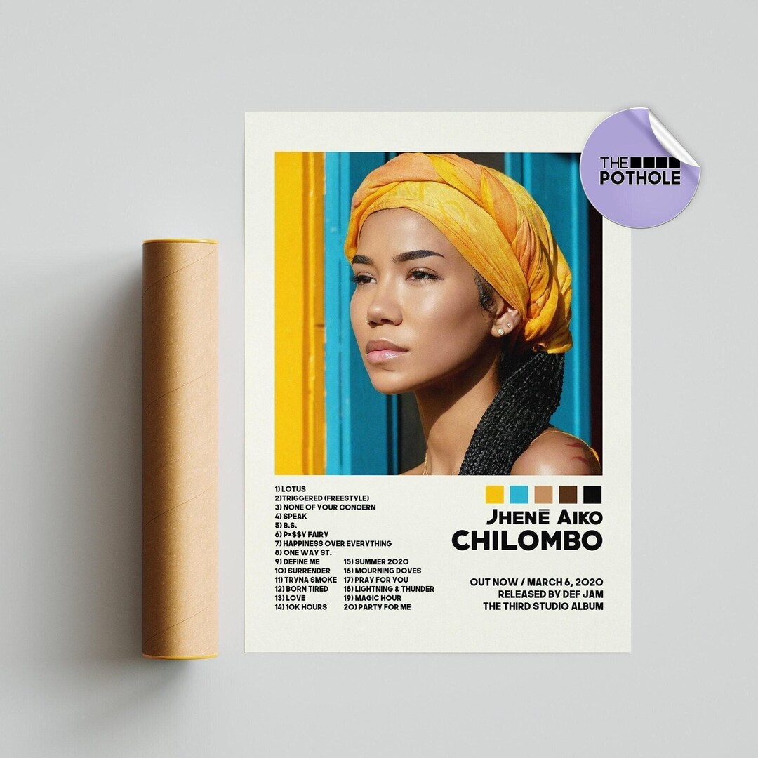 Jhene Aiko Poster / Jhene Aiko Chilombo Poster / Album Cover Poster / Poster Print Wall Art ...