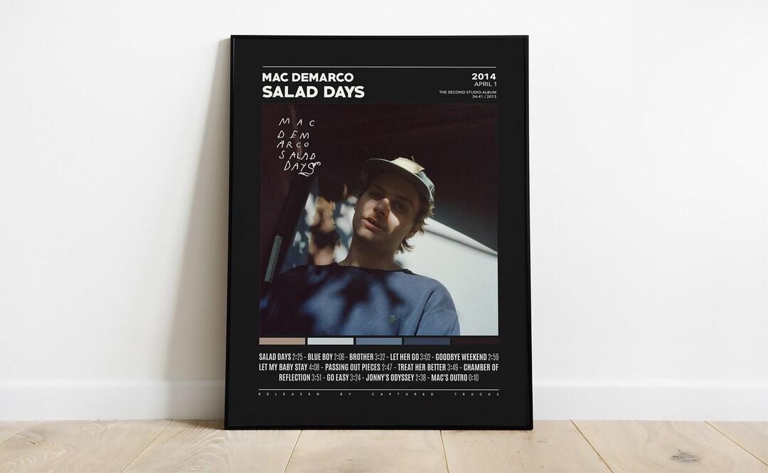 Mac Demarco Posters / Salad Days Poster / Album Cover Poster / Poster ...