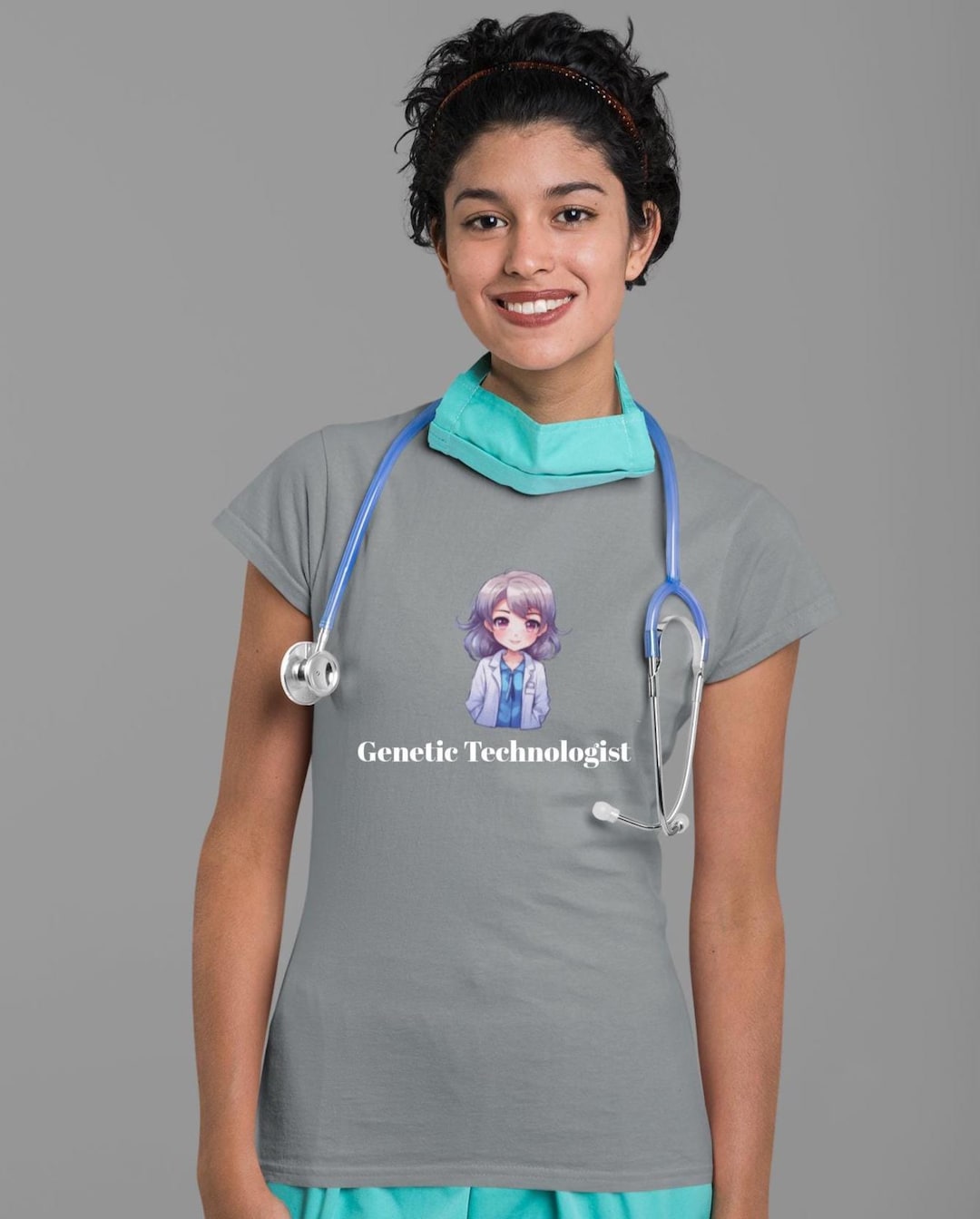 Medical Professional Garment-dyed T-shirt, Doctor Nurse Healthcare Tee ...