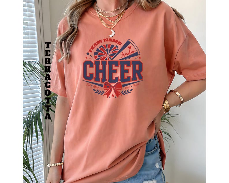 Cheer Mascot Shirt- Personalized | Custom Cheerleader Logo | Team ...