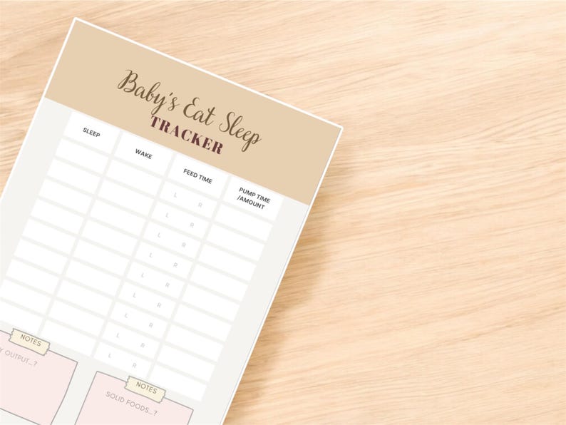 Baby Eat Sleep Chart - Etsy