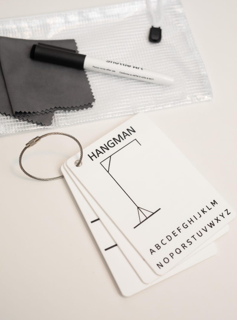 Dry Erase Travel Games, Reusable Board Games, Dry Erase Games, Road ...