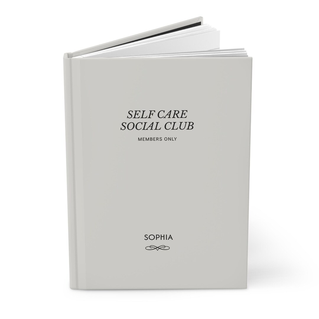 Personalized Self Care Club Notebook | Wellness Journal | Self Care ...