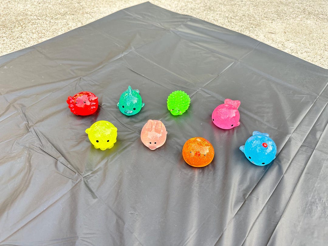 Glitter Taba Squishy Mochi Animals | Adorable Stress Relief Animal ...