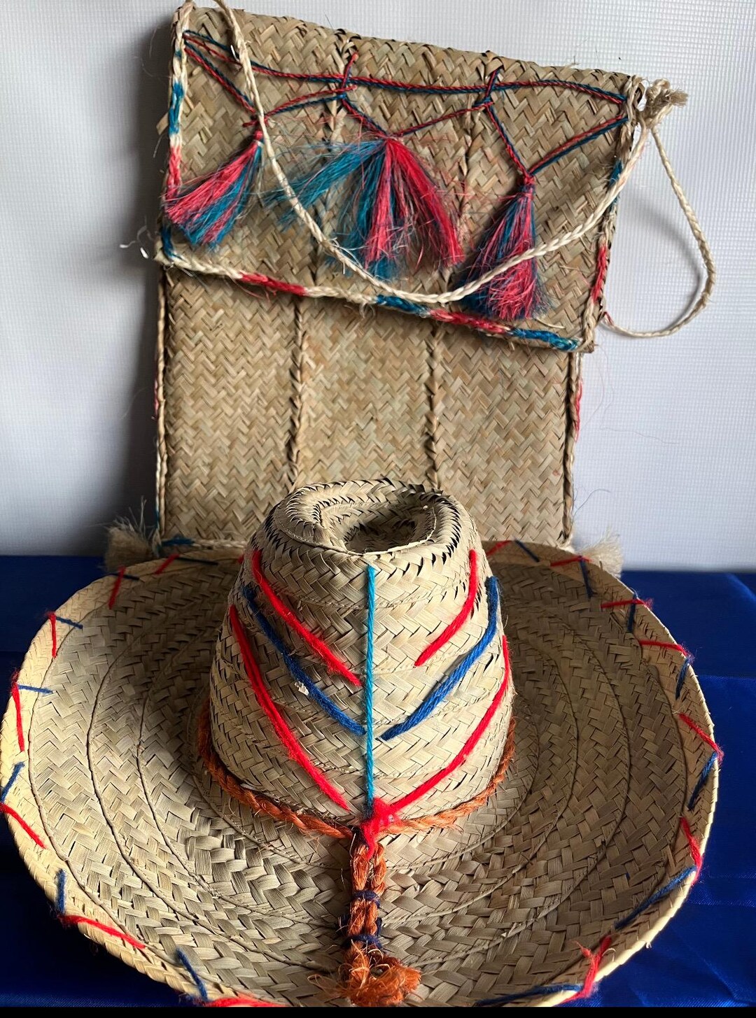 Chapo Legba/kouze, Straw Hat, and Makout/djakout Kouzen Vodou Haiti - Etsy