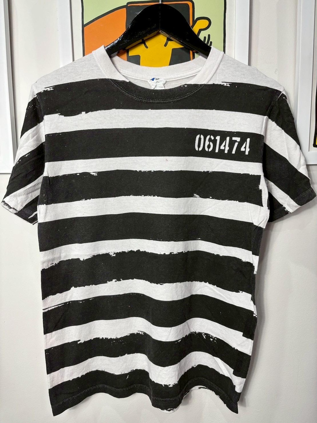 Vintage 00s Prison Jail Stripe Shirt Size S - Etsy