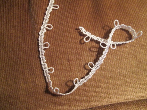 Elastic Button Loop 1 Spacing White or Ivory | Etsy