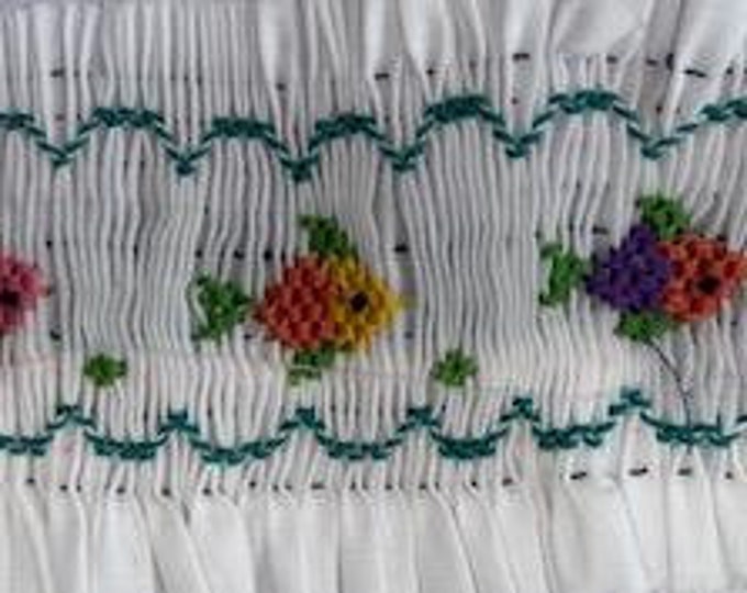 Smocked Insert for Small Child Garment - Etsy