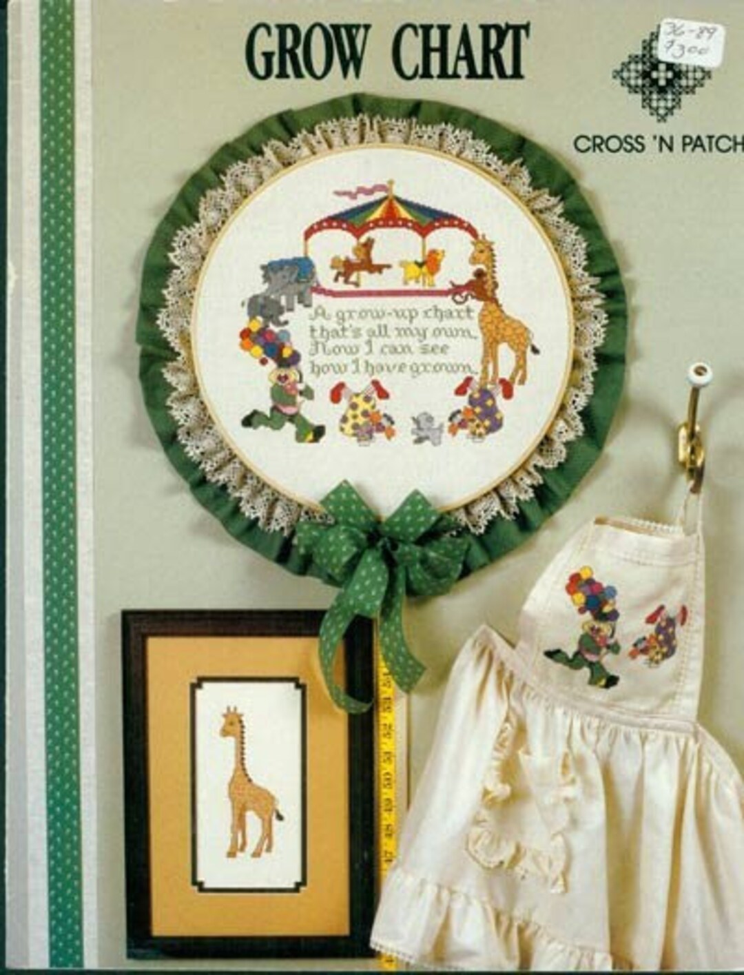 Growth Chart (cross 'N Patch) - Etsy