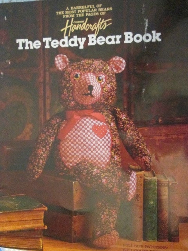 The Teddy Bear Book (handcrafts Magazine) - Etsy