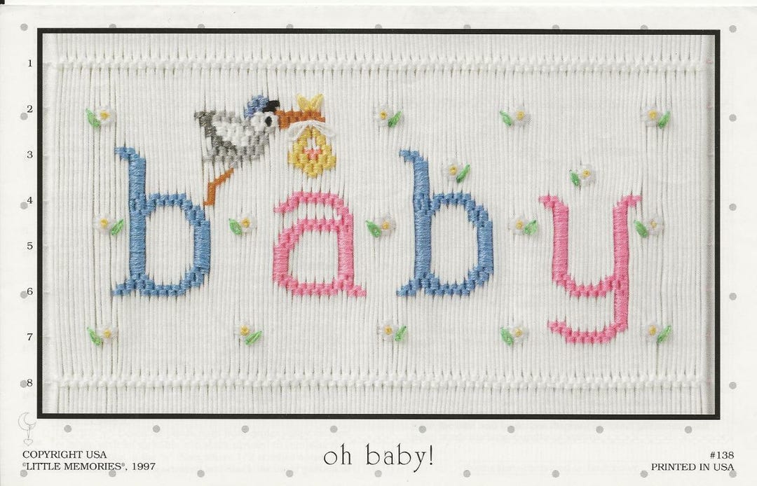 Letters, Numbers, Crayons and Food Smocking Plates - Etsy