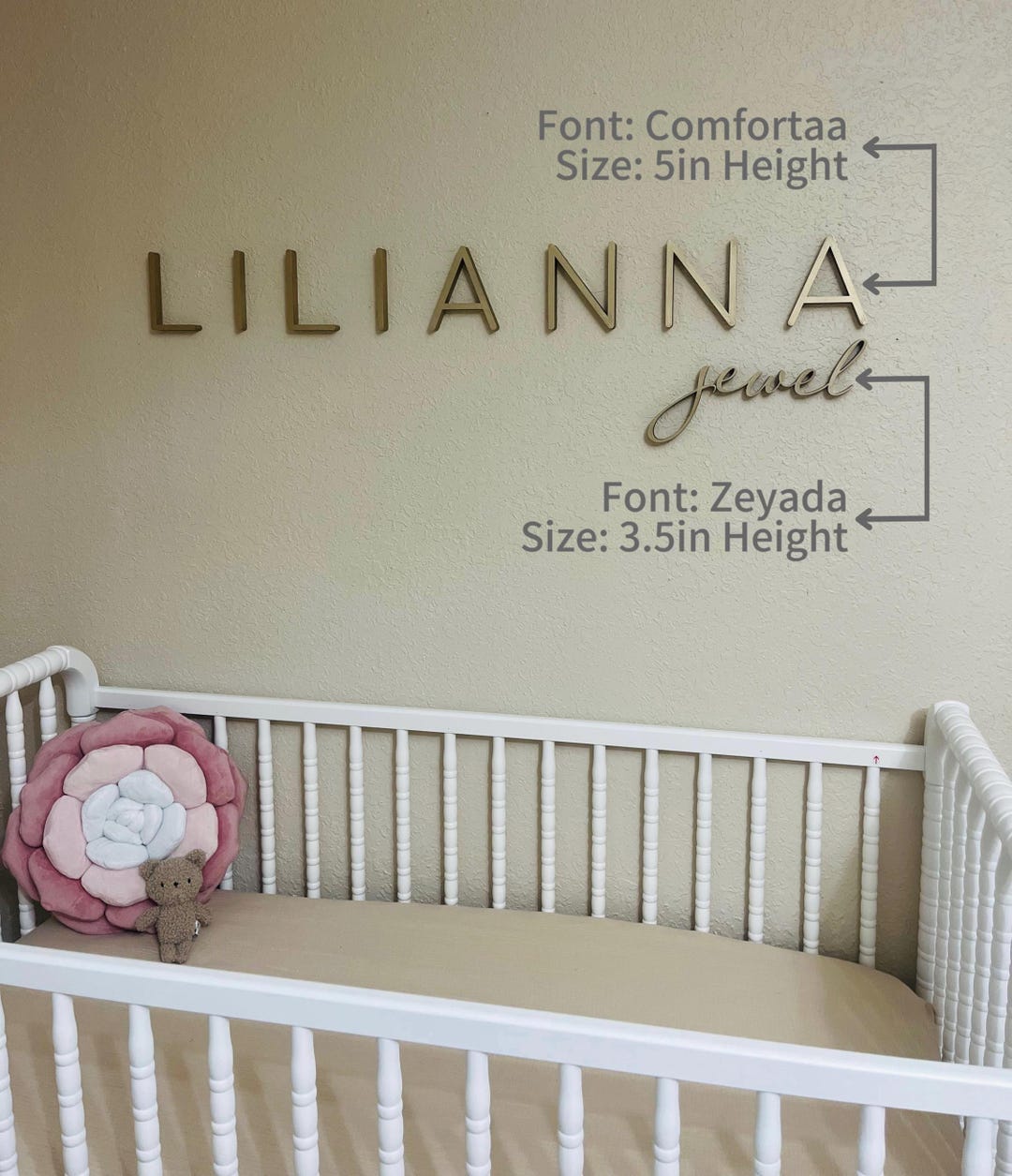 Custom Letters - Indoor 3/4in Thick Lettering for Signs & Displays - Etsy