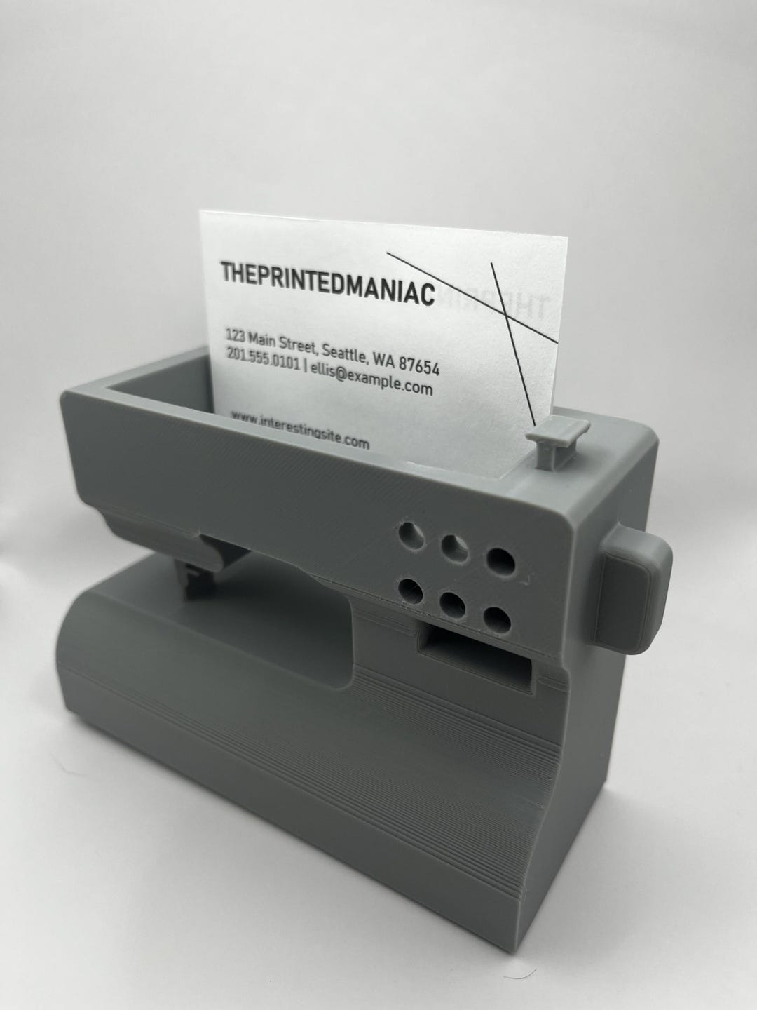 Vintage-inspired Sewing Machine Business Card Holder – Unique Desk ...