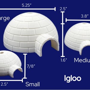 Shrimp and Fish Hideout / Decoration Igloo, Tower, Barrel, Pipes and ...