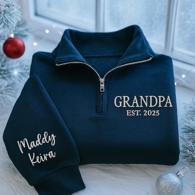 Grandfather Quarter Zip - Etsy