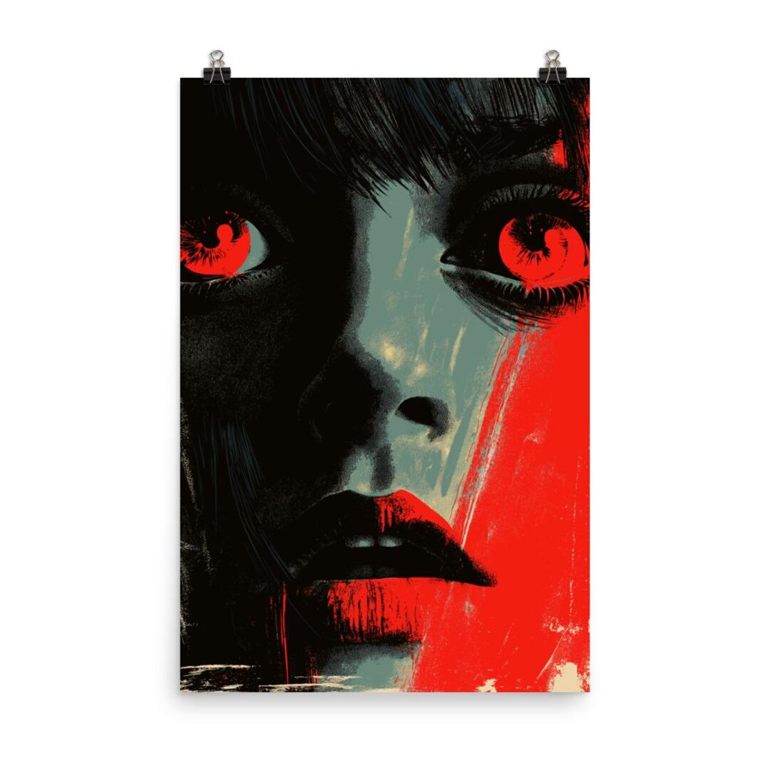 Retro Horror Art Print Inspired by Argento & Bava Classics - Etsy