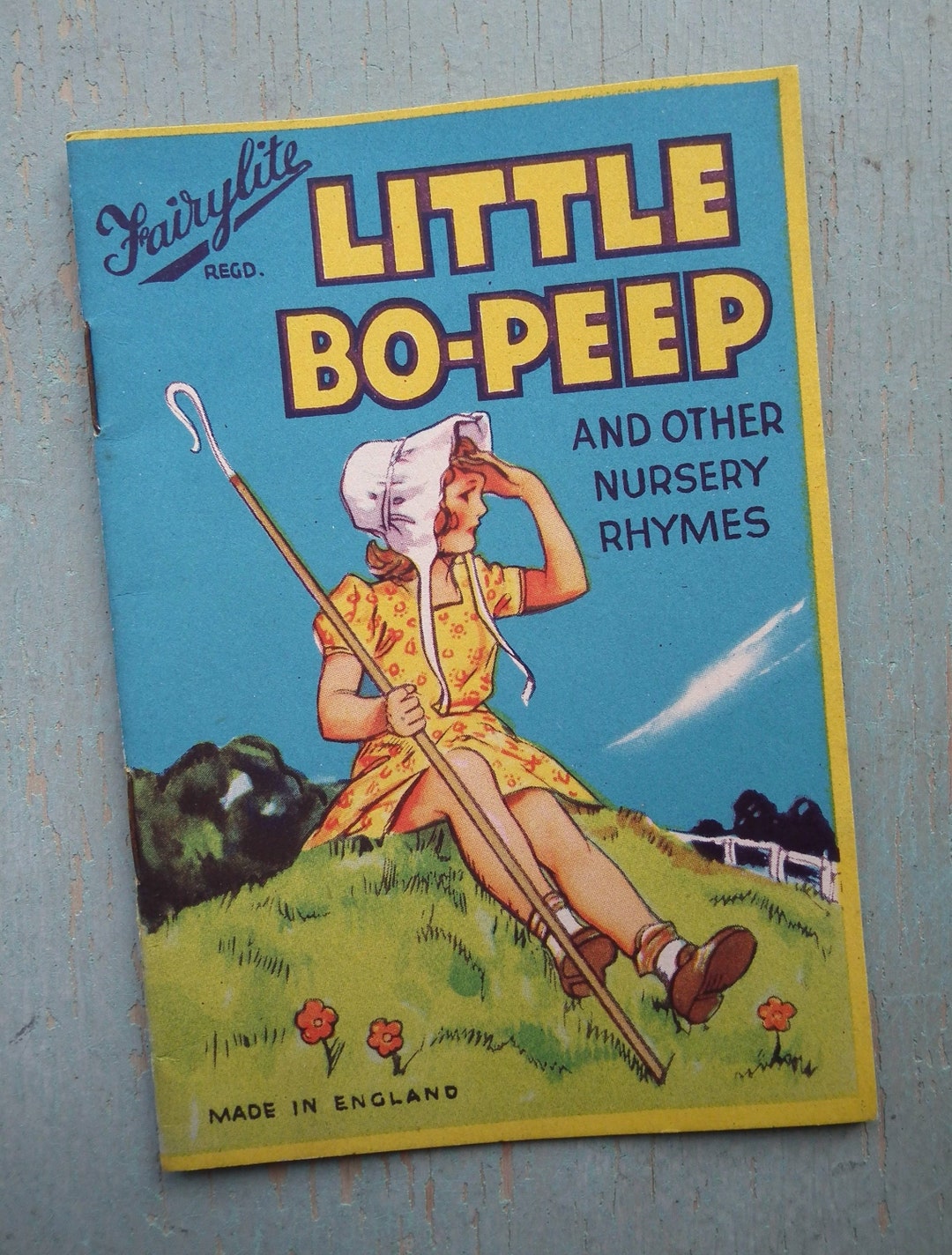 Little Bo-peep and Other Nursey Rhymes by Fairylite UK Vintage 1930s ...