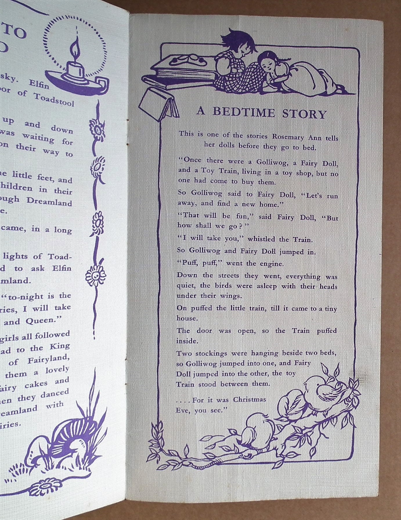 Mabel Lucie Attwell's Fairylite Book Vintage 1930s 1940s - Etsy UK