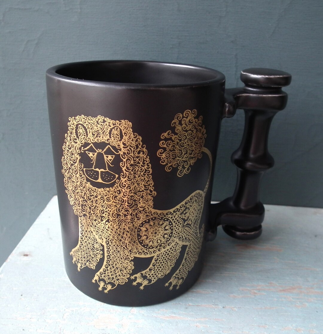 Vintage 1970s Zodiac Mug - LEO the Lion - Portmeirion Pottery John ...