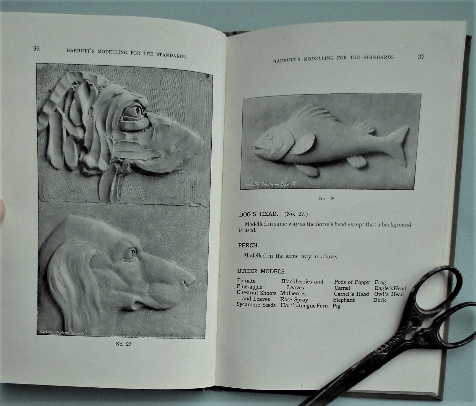 Vintage 1920s 1930s Craft Book Making Plasticine Models Harbutt's ...