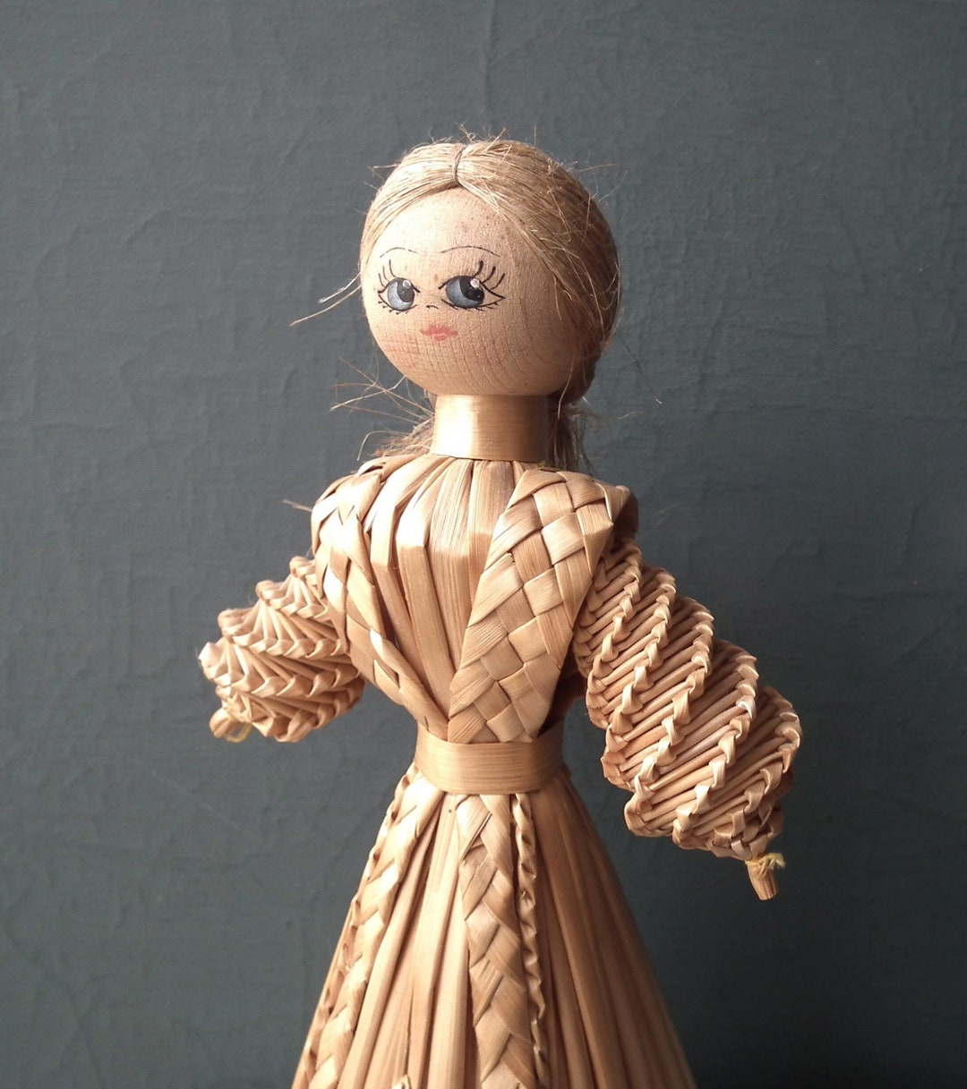 Vintage Corn Dolly Probably From Soviet Union 1980s 1990s - Etsy