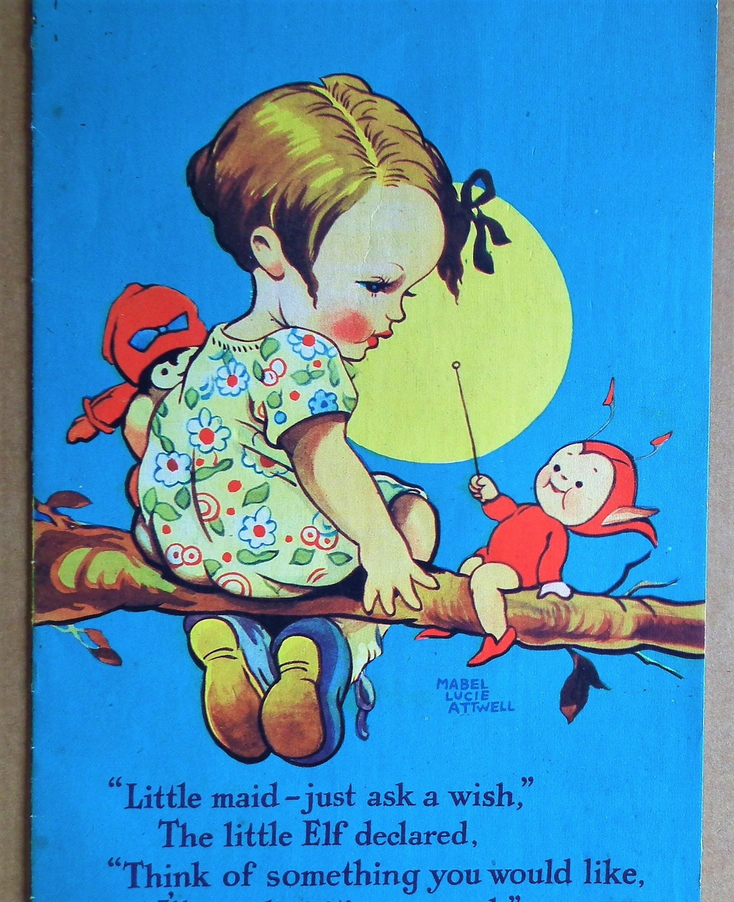 Mabel Lucie Attwell's Fairylite Book Vintage 1930s 1940s | Etsy