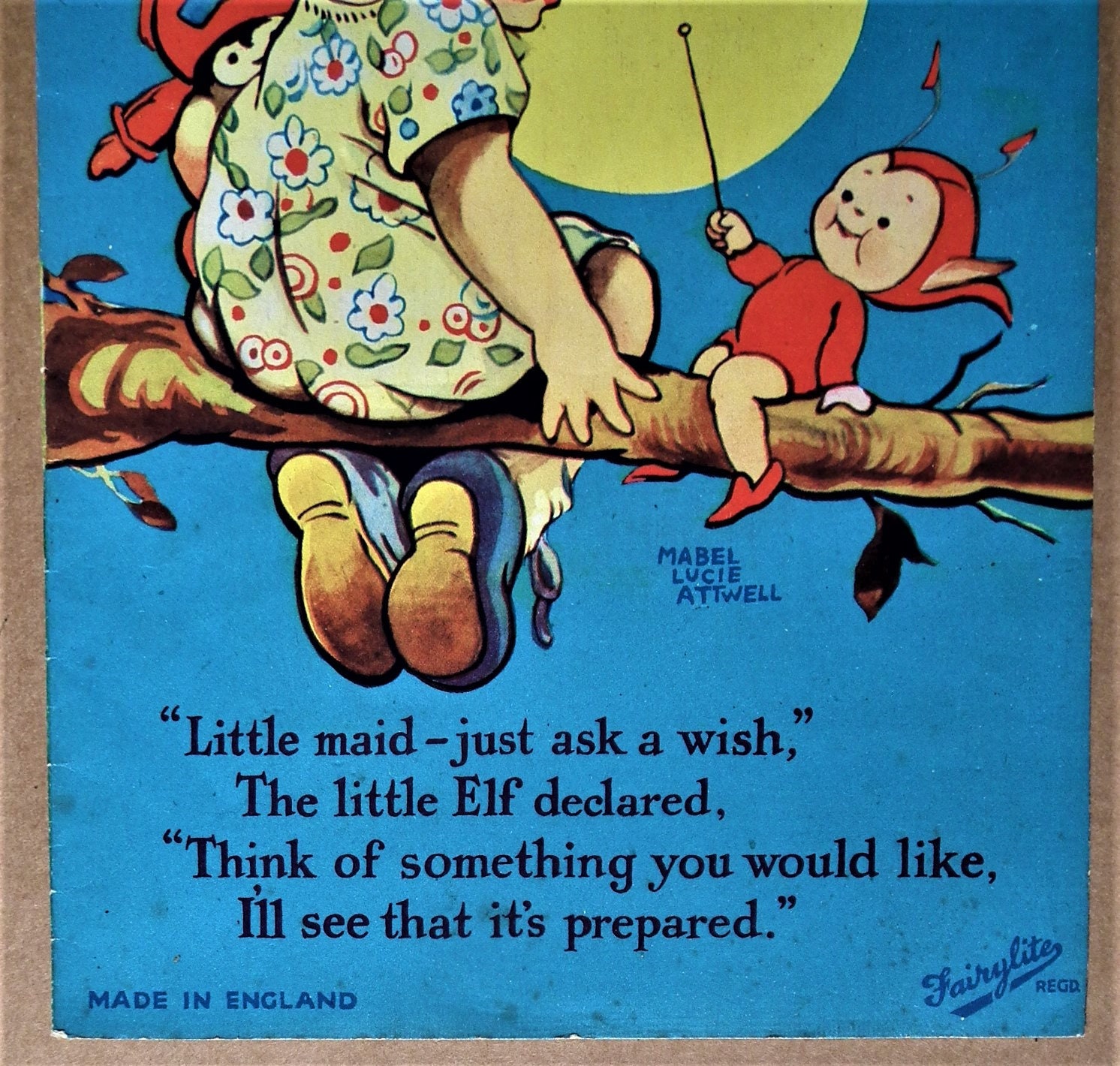 Mabel Lucie Attwell's Fairylite Book Vintage 1930s 1940s - Etsy UK