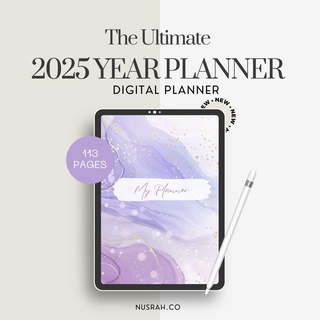 2025 Ultimate Life Planner Purple Adhd Planner Tracker - Etsy