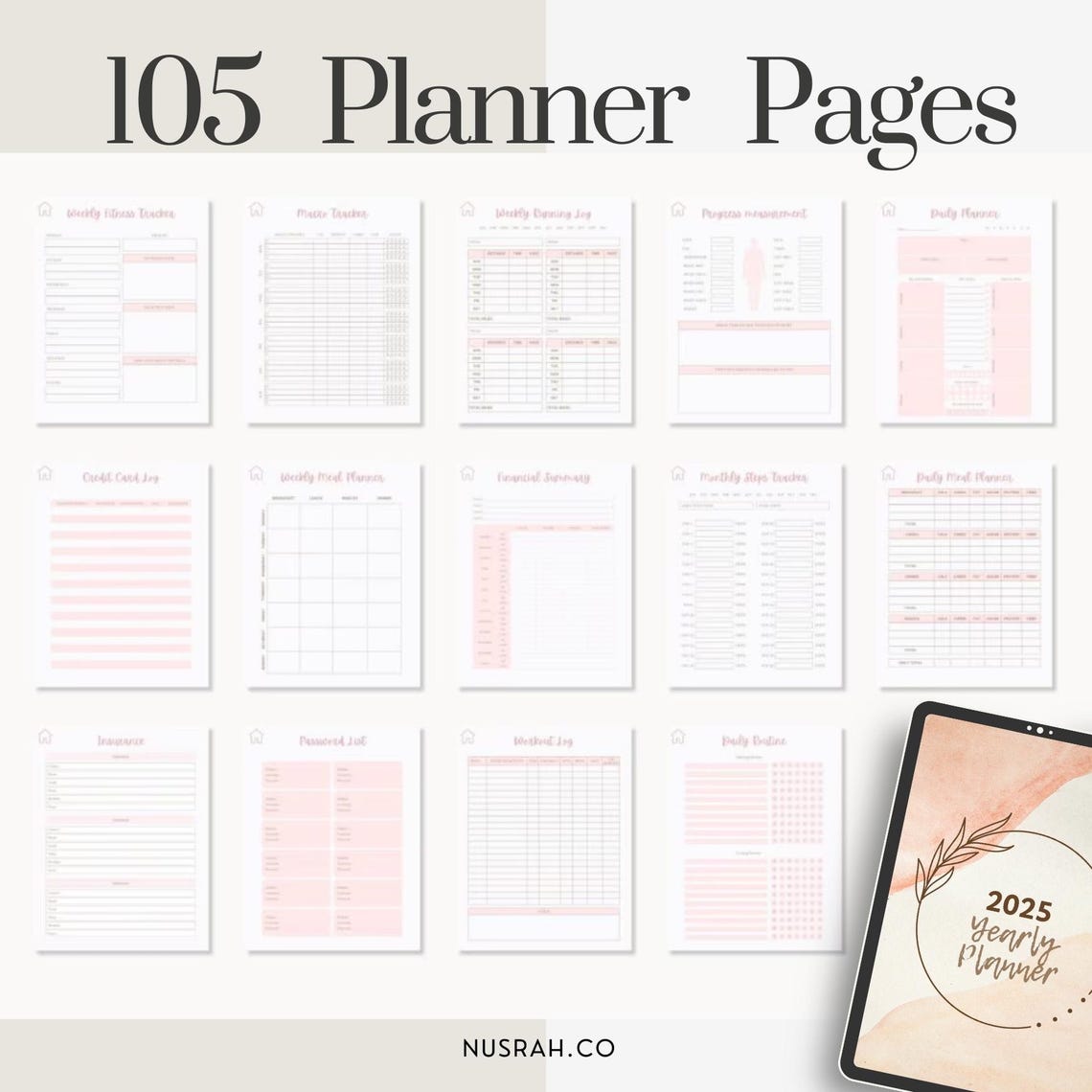 2025 Ultimate Life Planner Adhd Planner Tracker - Etsy