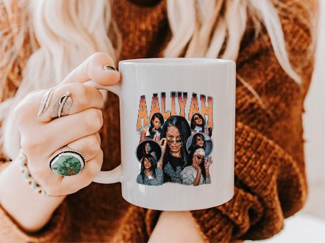 Aaliyah Mug – R&B Hip Hop Music Ceramic Coffee Cup – Vintage Rap ...
