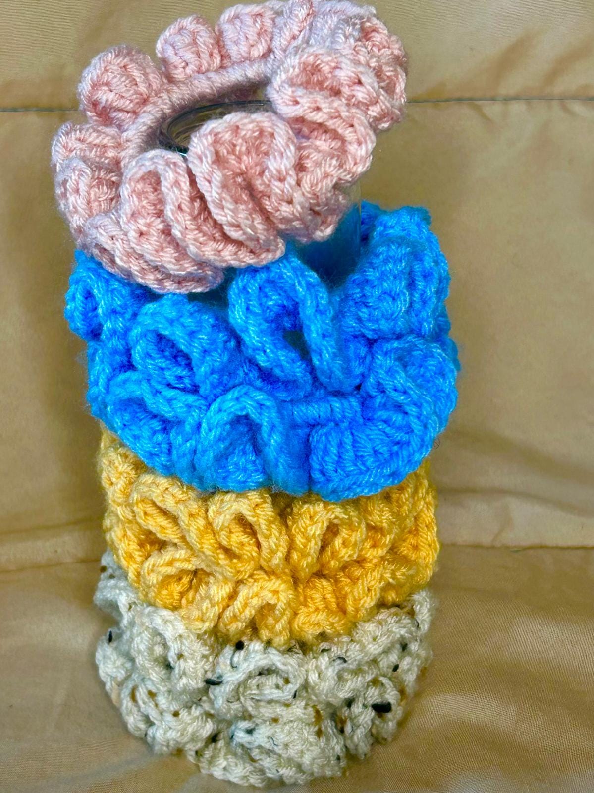 Crochet Scrunchies: Hair and Wrist Accessories - Etsy
