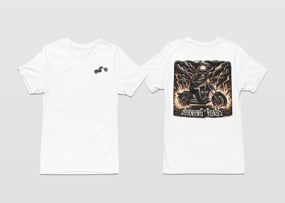Chopper Motorcycle T-shirt/bobber T-shirt/biker T-shirt–for Biker, for ...
