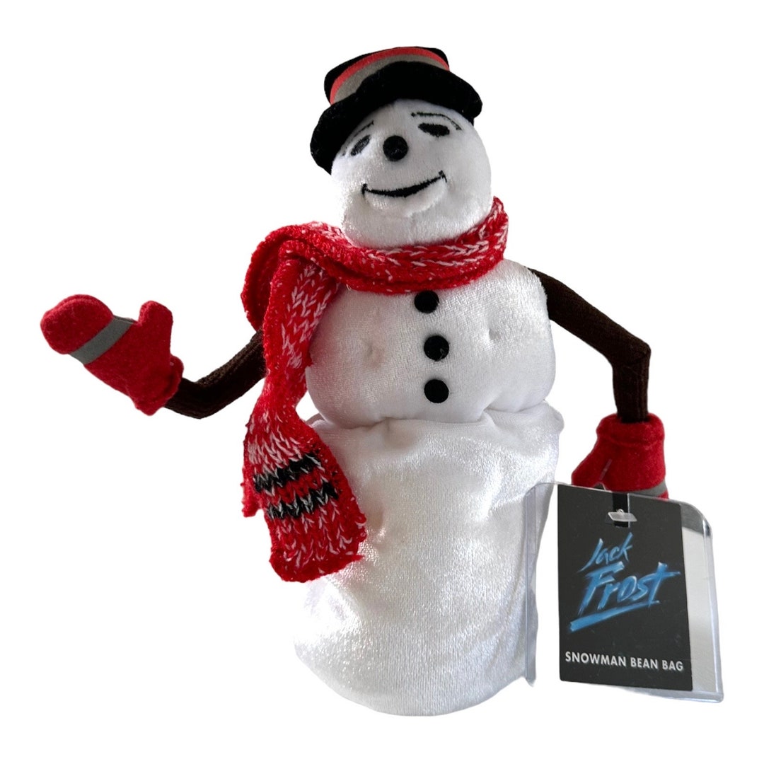 1998 Warner Bros. Jack Frost the Snowman Beanie Plush 9" With Original ...