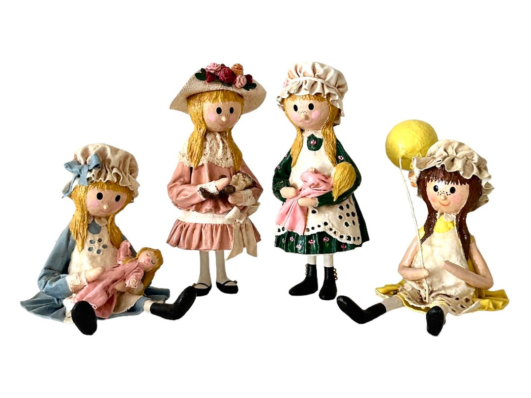 Vintage 1960's Barbara Ferry Paper Mache American Folk Art Doll ...