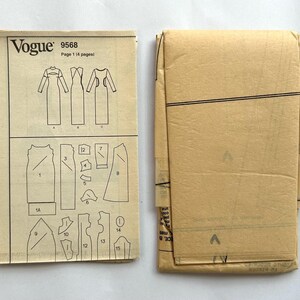 Vogue 9568 Sewing Pattern Long Evening Gown Size 6-10 UNCUT - Etsy