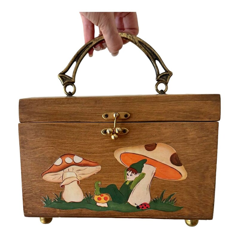 1970s Wood Purse - Etsy