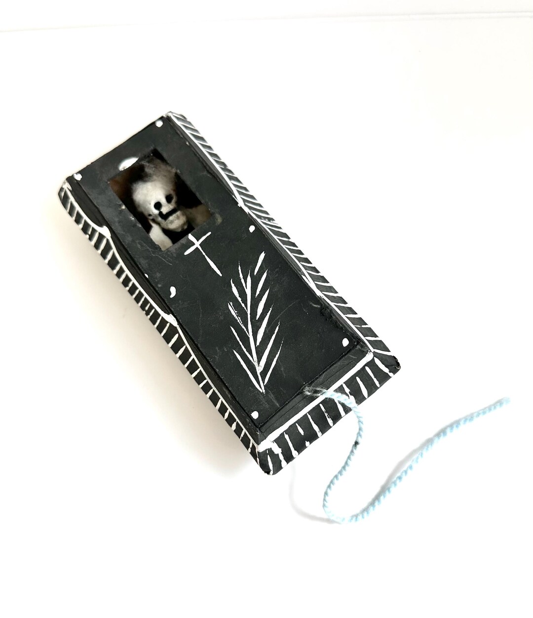 Vintage Día De Los Muertos Day of the Dead Paper Mache Cardboard Hand ...