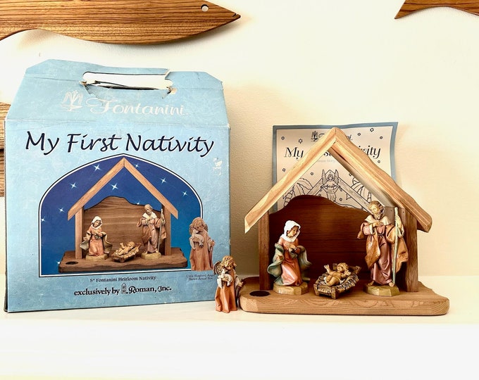 Fontanini My First Nativity 5" Scale in Original Box 1998 - Etsy