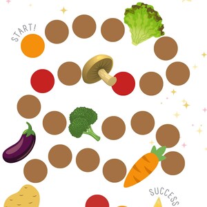 Veggie Reward Chart: Fun Behavior Tracker for Kids (PDF Download) - Etsy