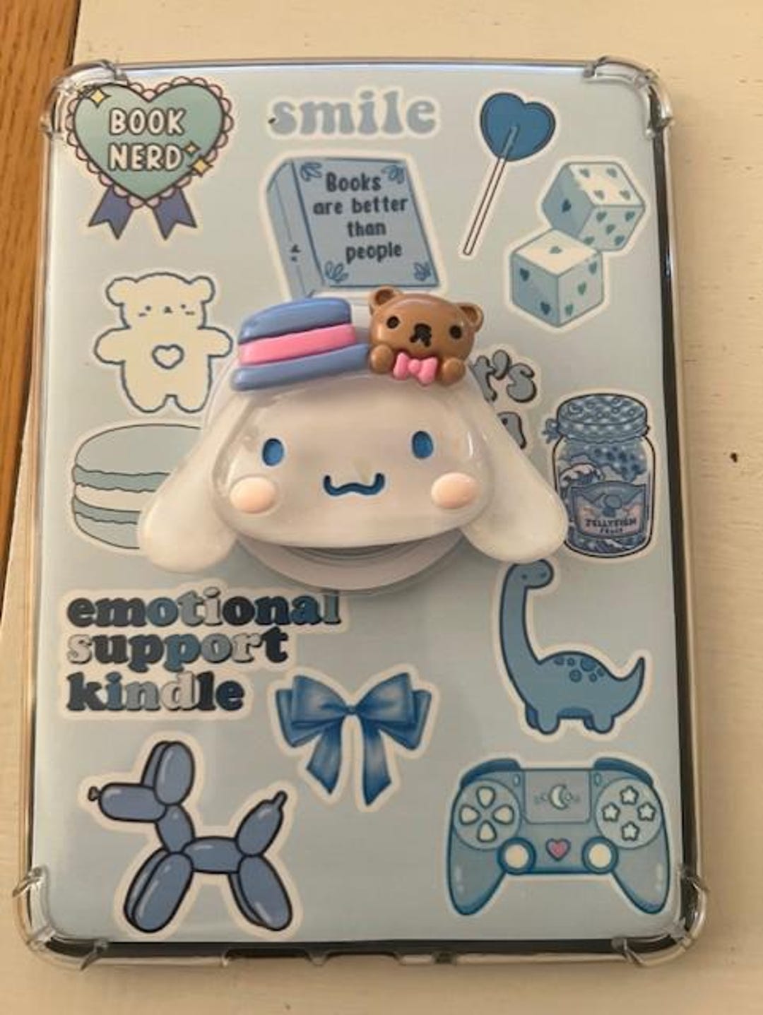 PRINTABLE Blue Kindle Insert Digital Print Kindle Stickers E-reader ...